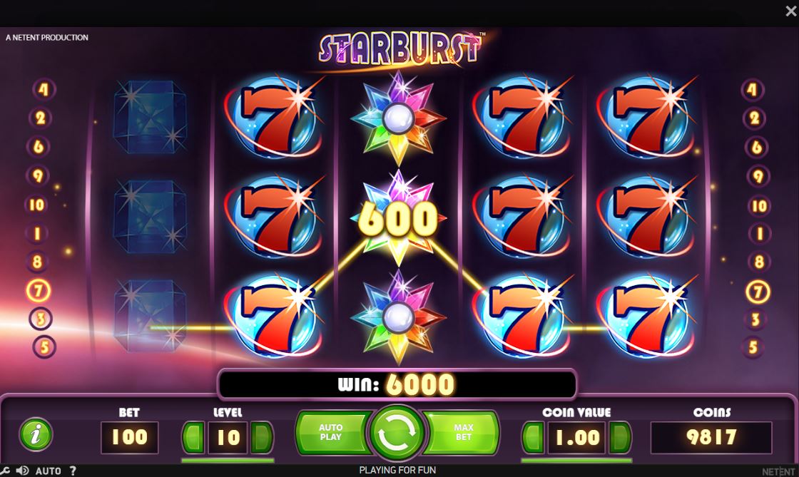 Starburst by NetEnt | Play it for Free and get your Bonus + Freespins